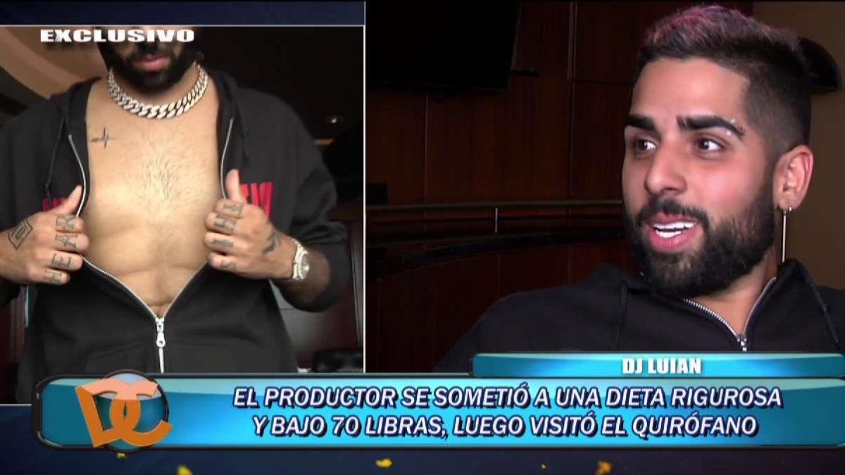 DJ Luian se sometió a cirugía para marcar sus abdominales – Telemundo ...