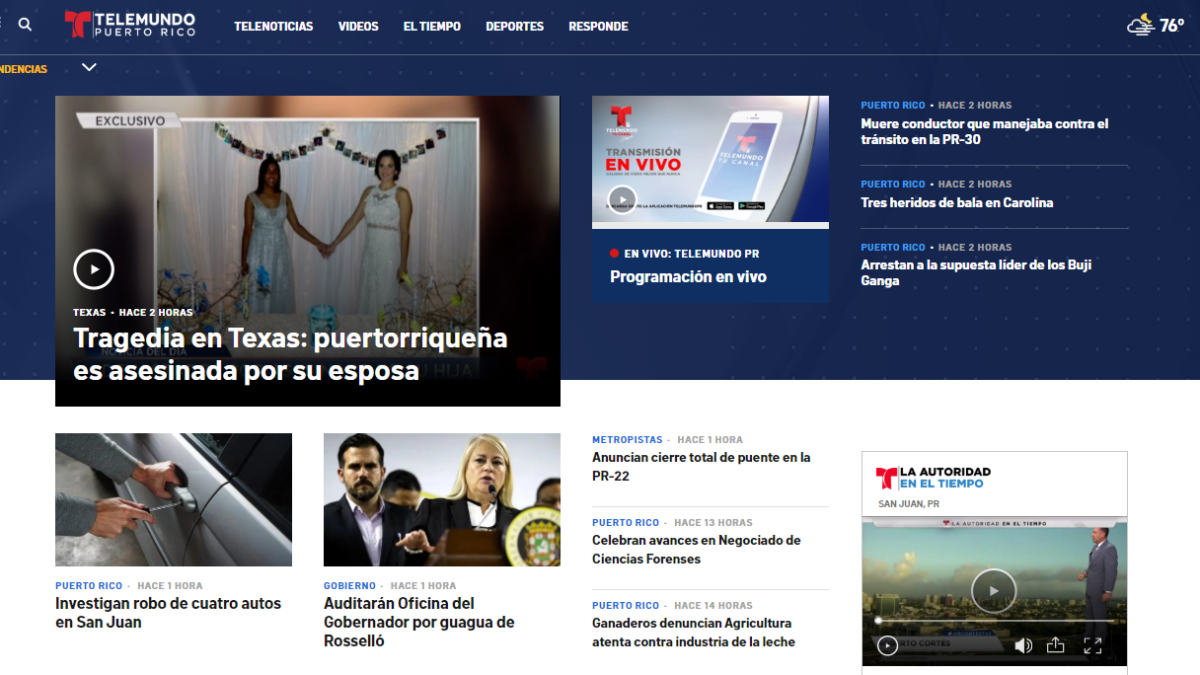Conoce el nuevo Telemundopr.com – Telemundo Puerto Rico