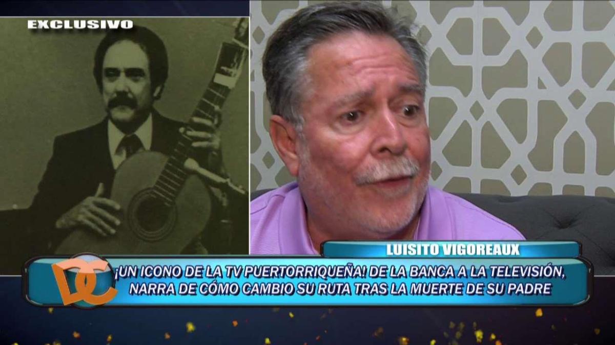 Luisito Vigoreaux revela qué le diría hoy a su padre – Telemundo Puerto ...
