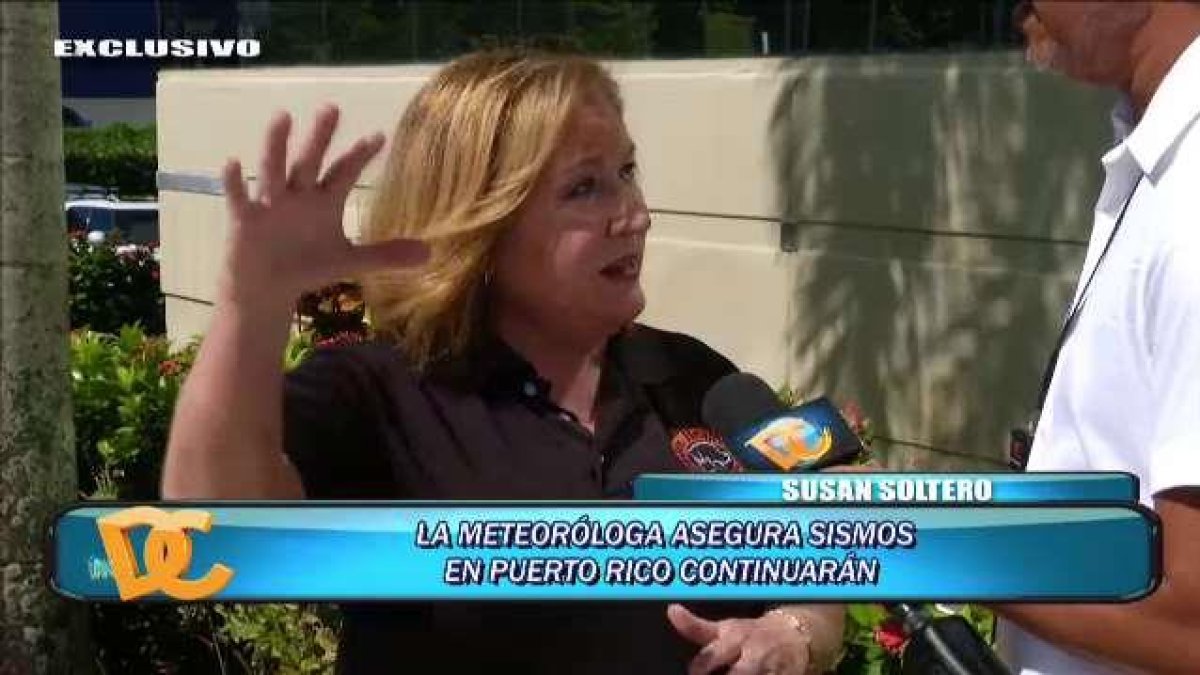 Susan Soltero hace llamado a prepararse para un evento sísmico de más ...