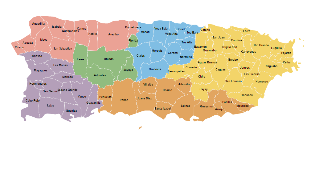Mapa interactivo: ¿Cómo está tu área? – Telemundo Puerto Rico