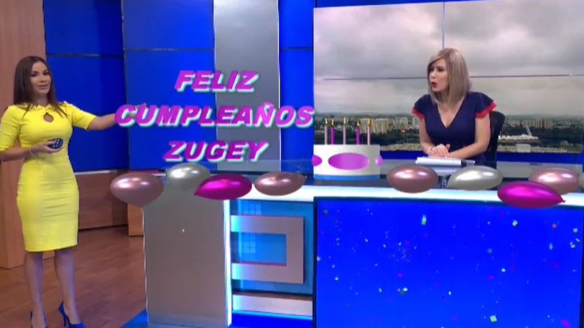 ¡Sorpresa! Elizabeth y Walter le celebran el cumpleaños a Zugey ...