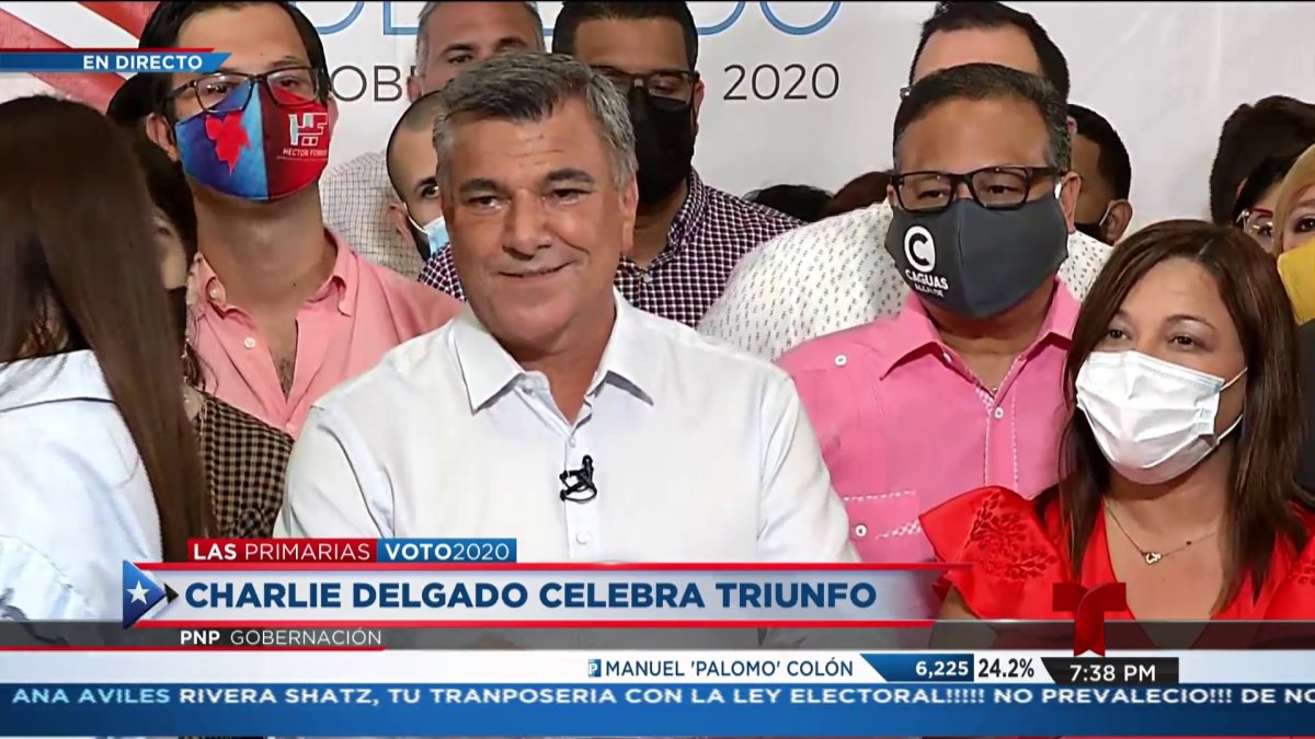 Charlie Delgado celebra su triunfo en las primarias – Telemundo Puerto Rico