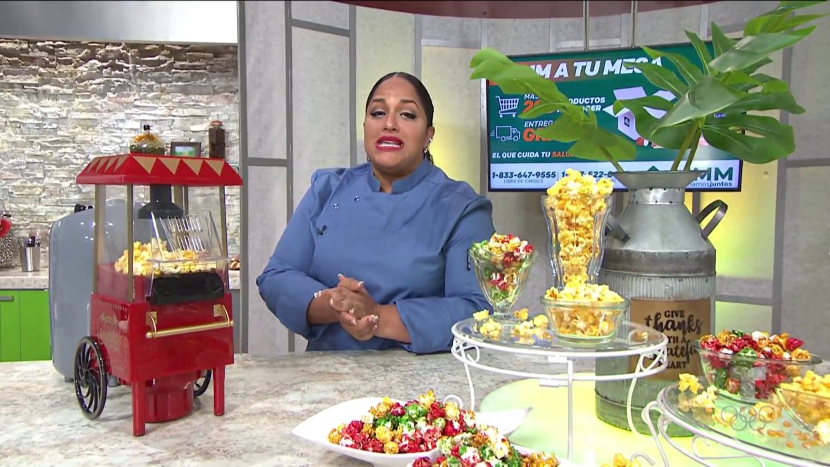 Cocina al día: cómo preparar popcorn dulce en un AirFryer – Telemundo ...