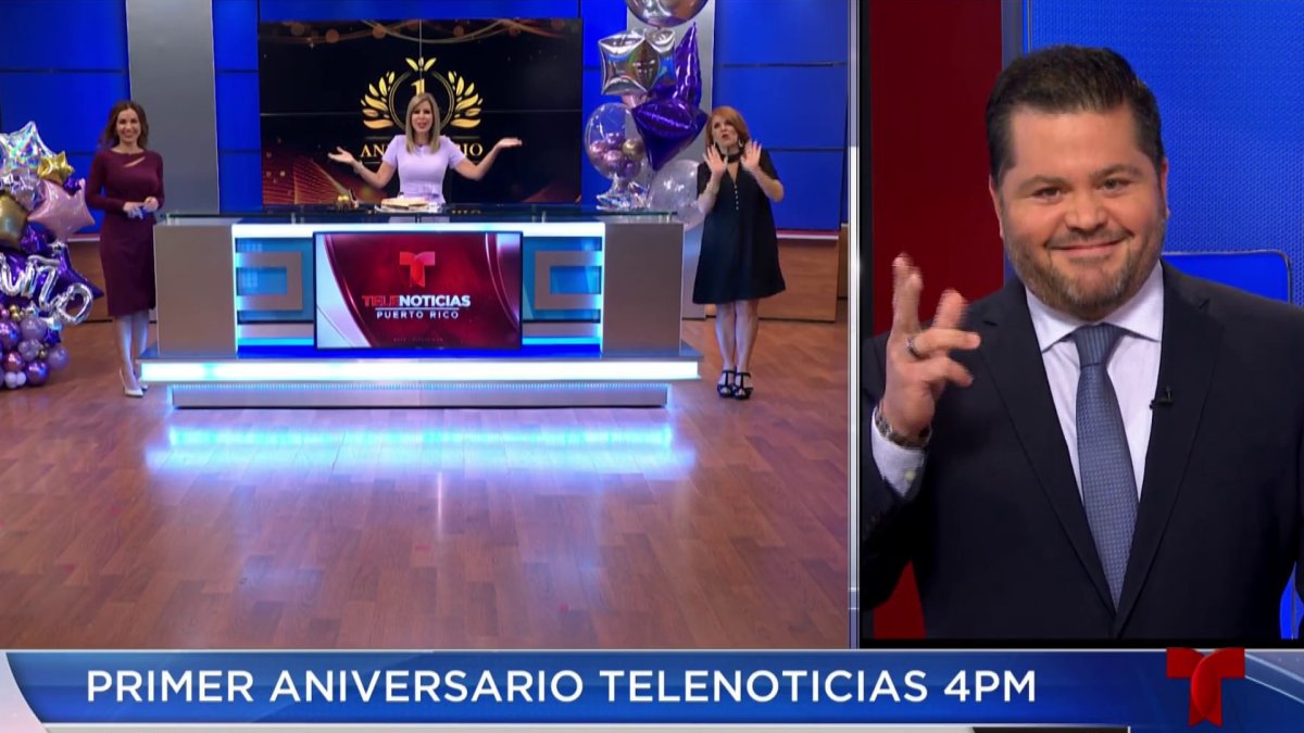 ¡De fiesta! Celebramos el primer aniversario de Telenoticias 4pm ...