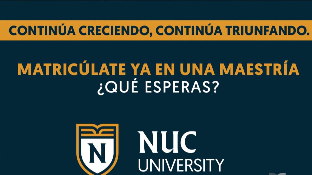 NUC University: Por ti, contigo | Culmina tu maestría en un año ...