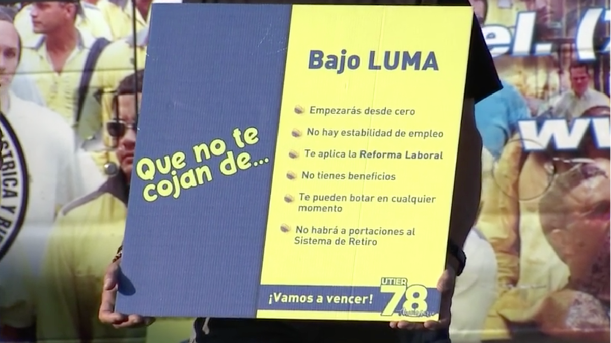 En protesta unos empleados de la Utier frente a Monacillos – Telemundo ...