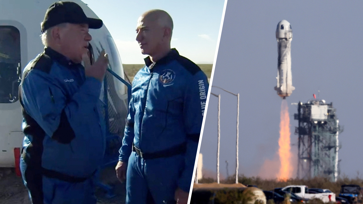 William Shatner, el capitán Kirk de Star Trek, viaja al espacio ...