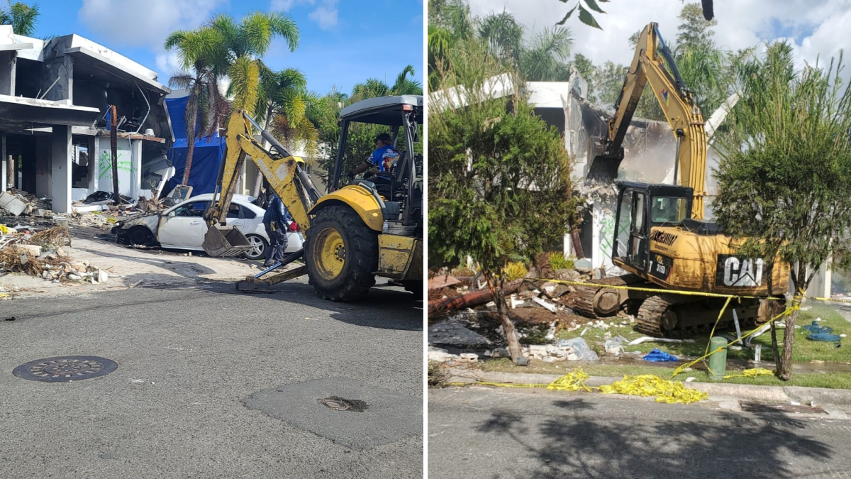 Comienzan demolición de residencia en Las Piedras tras explosión ...