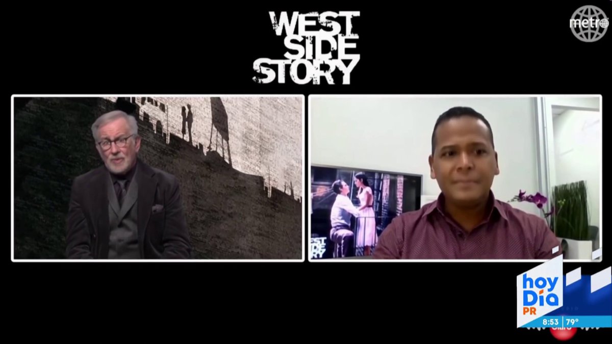 Steven Spielberg discute con Félix Caraballo su nuevo filme West Side ...