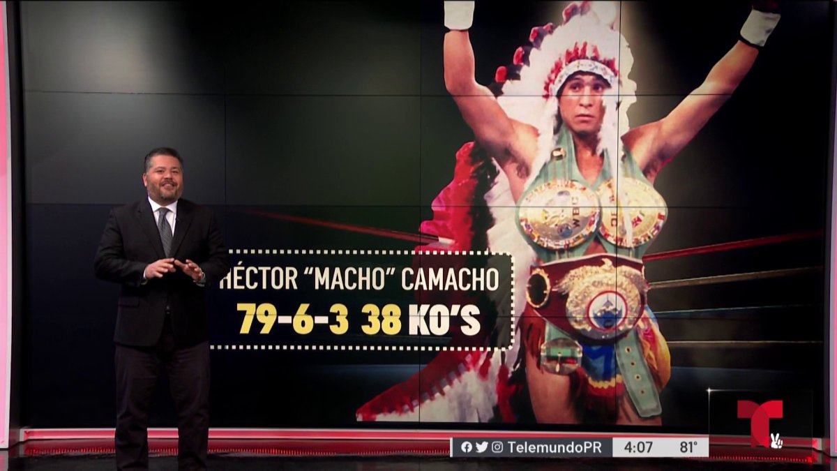 Macho Camacho, uno de los mejores boxeadores de Puerto Rico – Telemundo ...