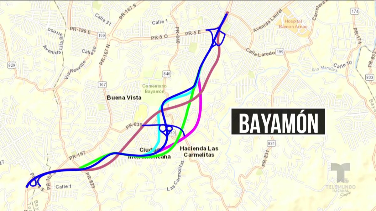 Gobierno impulsa la extensión de la PR-5 en Bayamón – Telemundo Puerto Rico