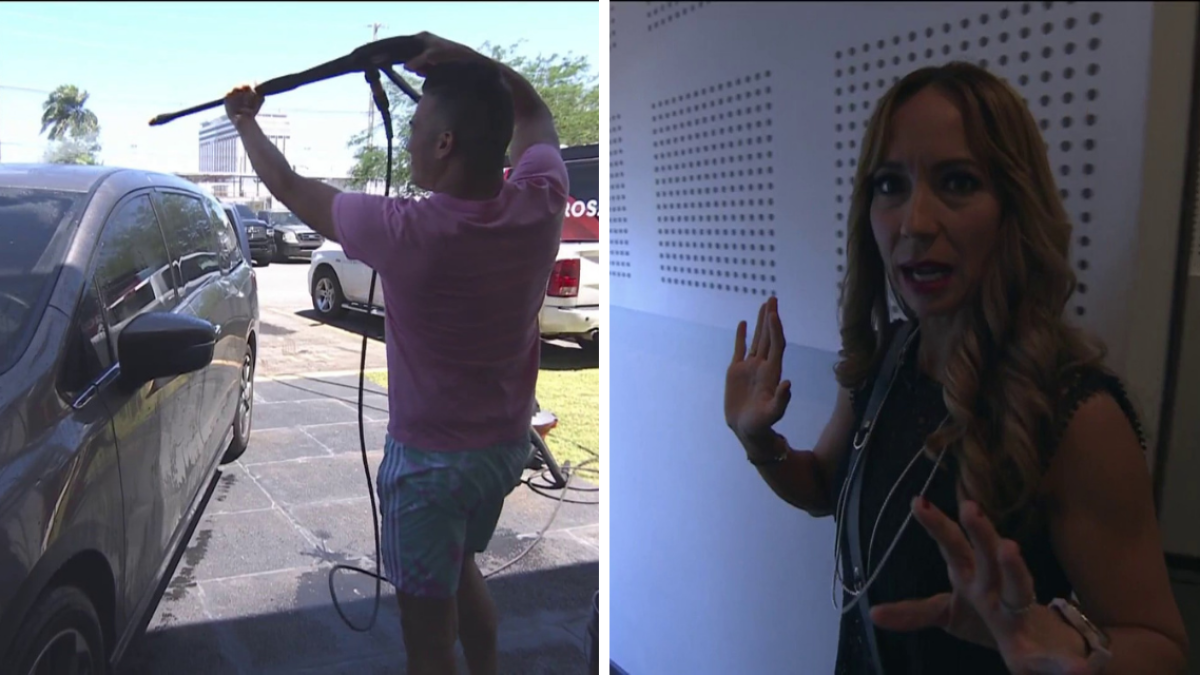 ¡No se salva Alex DJ de lavar la guagua de Alexandra! – Telemundo ...