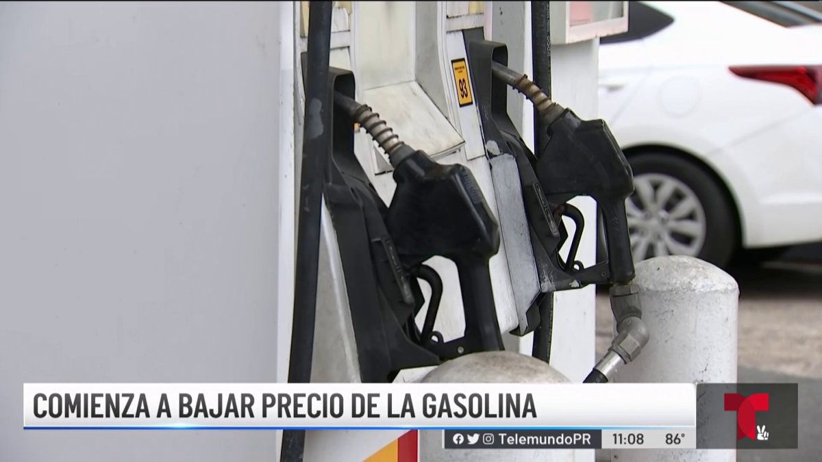 Baja el precio de la gasolina en Puerto Rico – Telemundo Puerto Rico