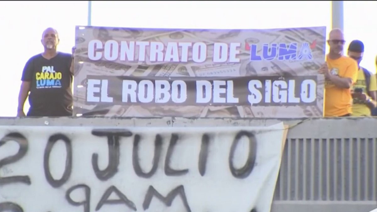 Maestros protestan contra LUMA Energy en San Juan – Telemundo Puerto Rico