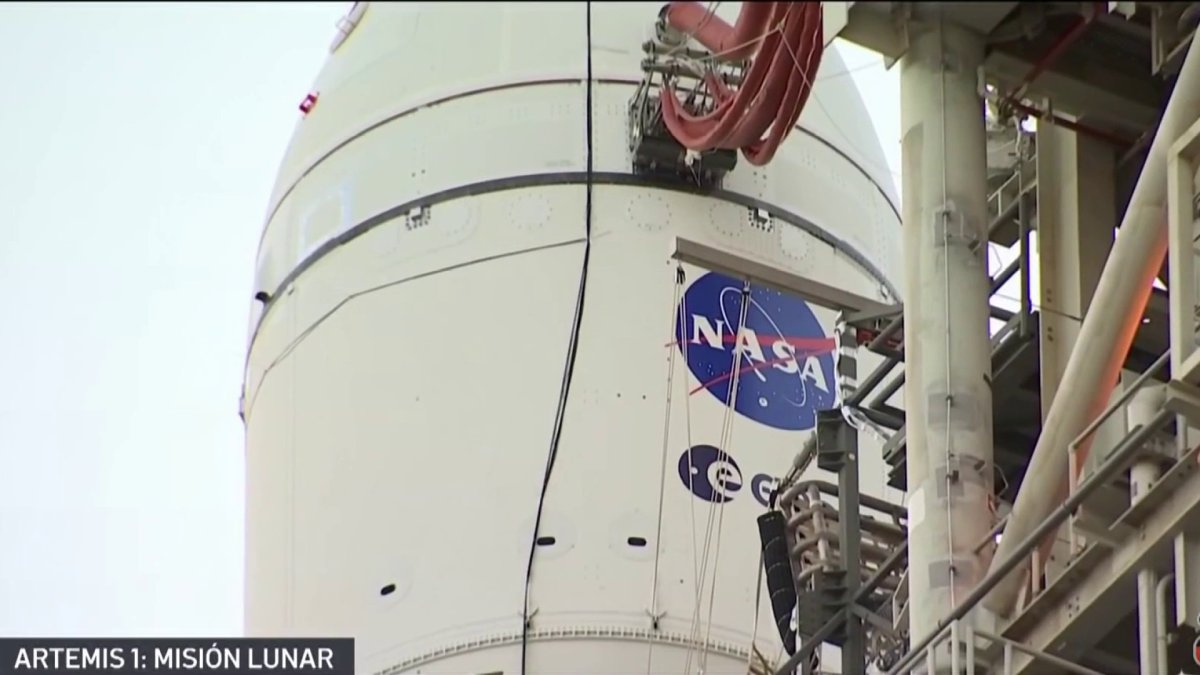 Artemis I | La nave que será lanzada a la luna mide 322 pies ...