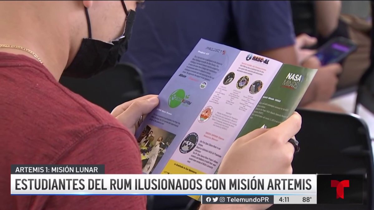 Ilusionados estudiantes del RUM con la misión Artemis – Telemundo ...