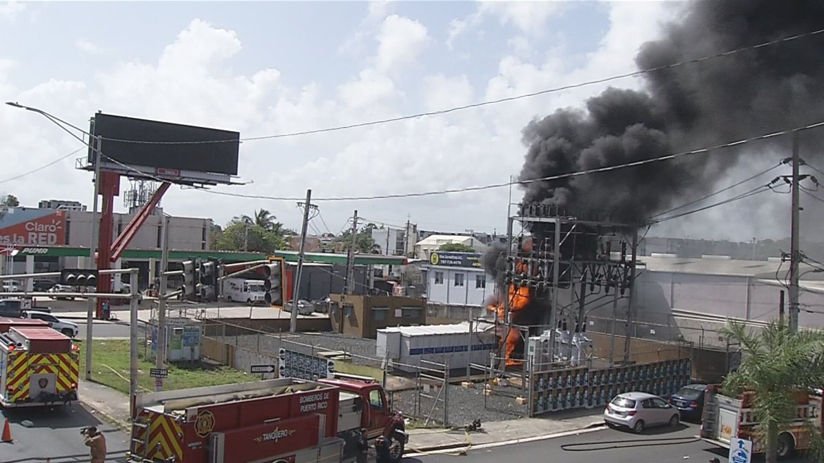 Fuego en subestación de Barrio Obrero – Telemundo Puerto Rico