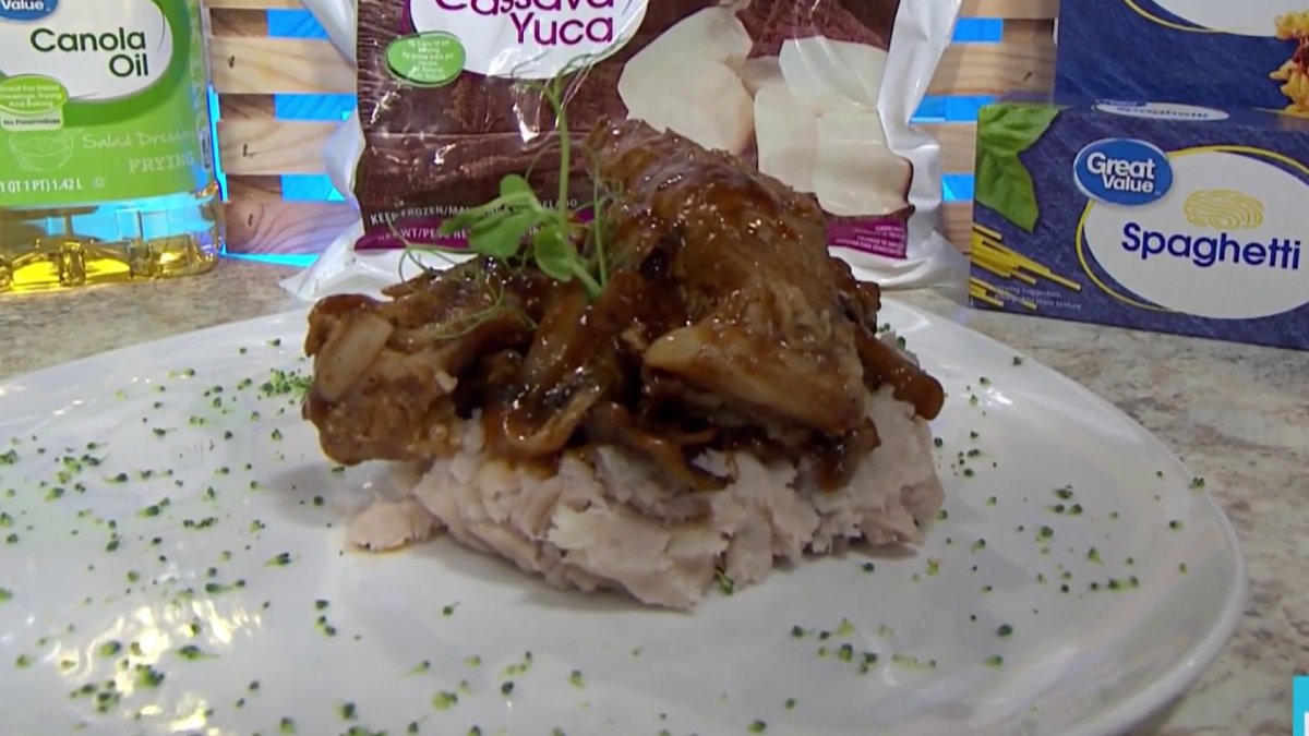 Receta: costillas con majado de malanga y yuca – Telemundo Puerto Rico