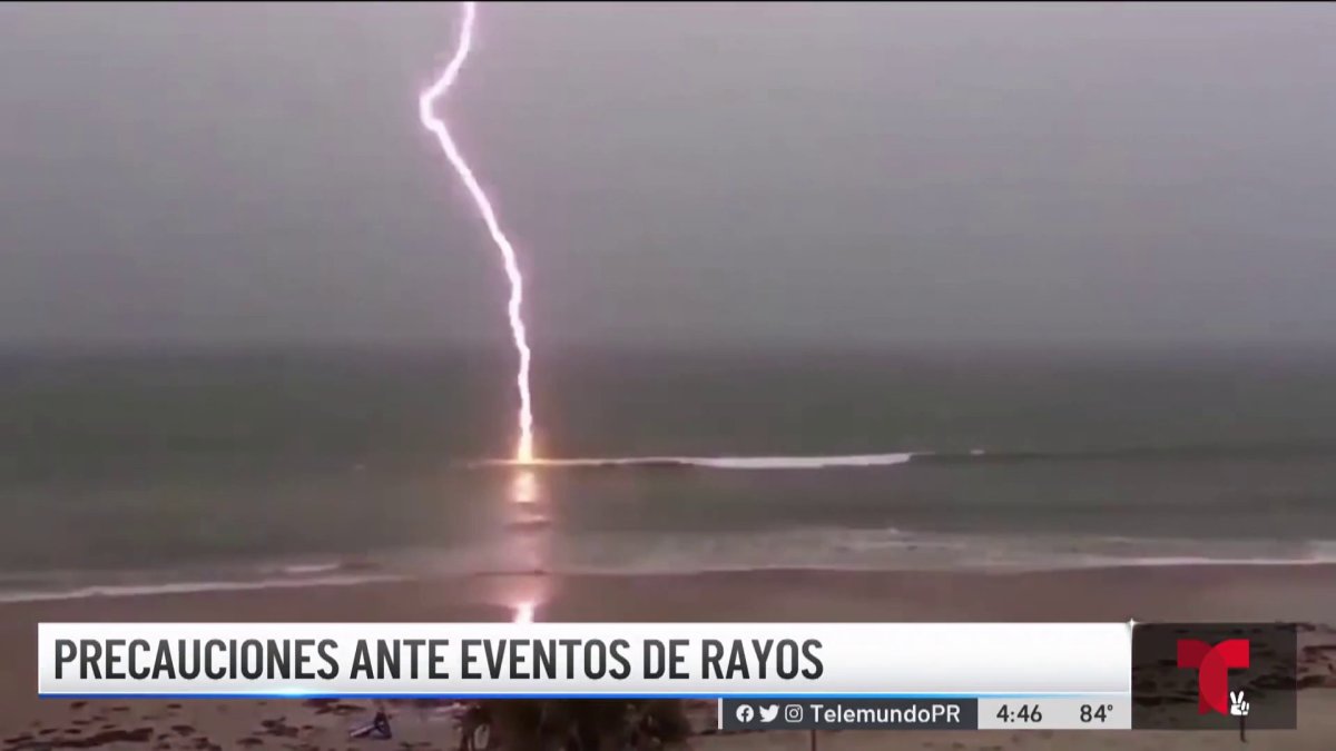 Evita ser víctima del impacto de un rayo – Telemundo Puerto Rico