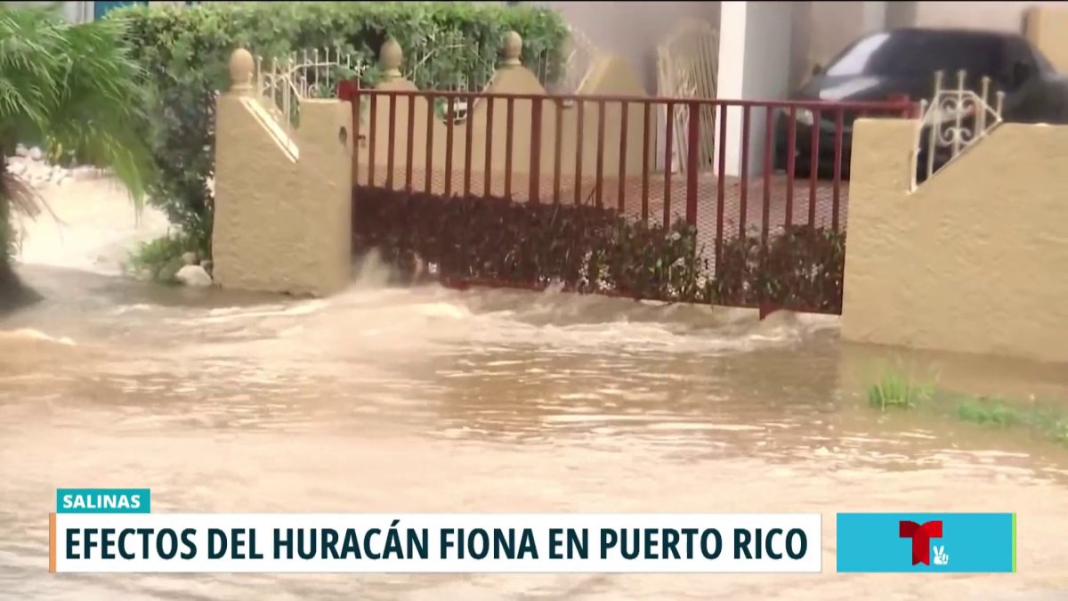 Completamente inundada urbanización Las Mercedes en Salinas – Telemundo ...