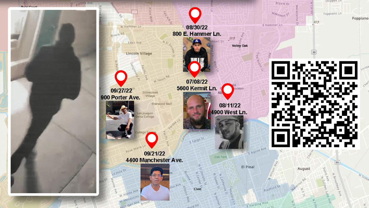¿Asesino en serie? Hay cuatro hombres hispanos muertos en Stockton ...