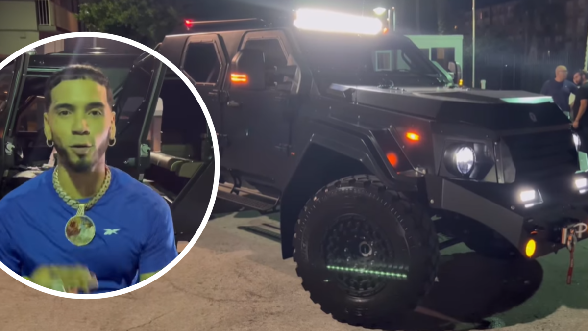 “Aprobado por los militares”, Anuel se compra un tanque civil ...