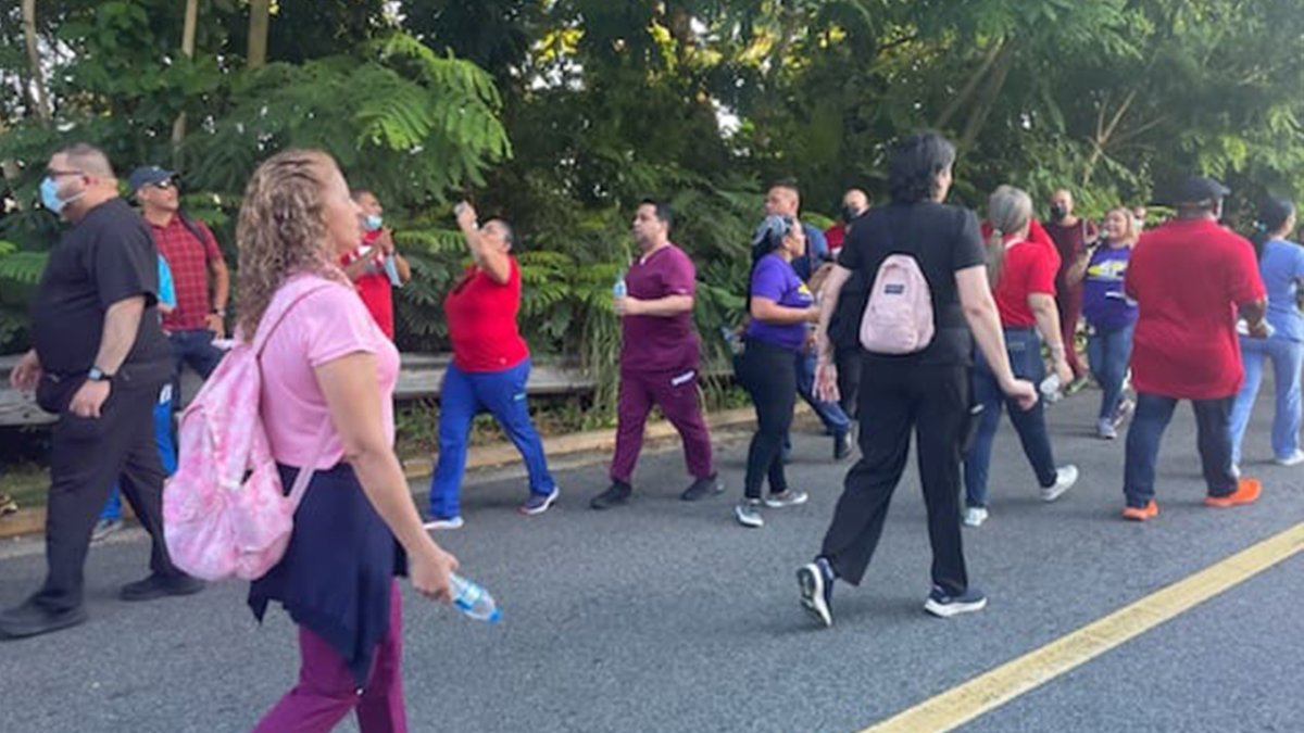 Se manifiestan empleados del Hospital de Veteranos – Telemundo Puerto Rico