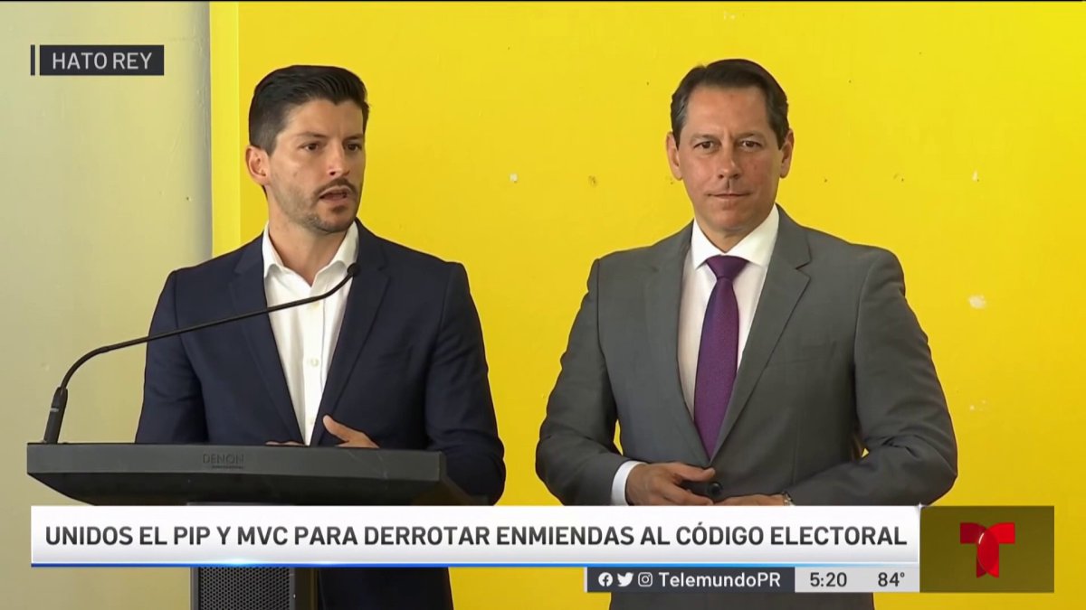 PIP y MVC buscan derrotar enmiendas al Código Electoral – Telemundo ... PIP y MVC buscan derrotar enmiendas al Código Electoral – Telemundo ...