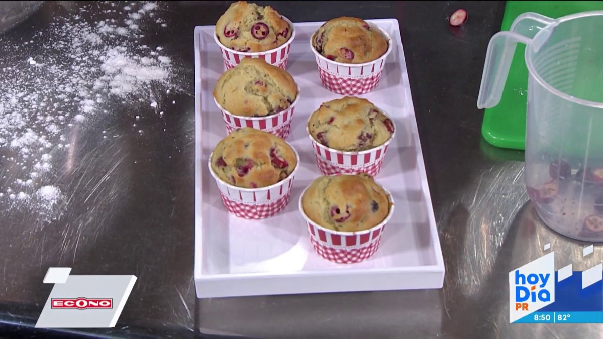 Cómo hacer muffins de cranberries – Telemundo Puerto Rico