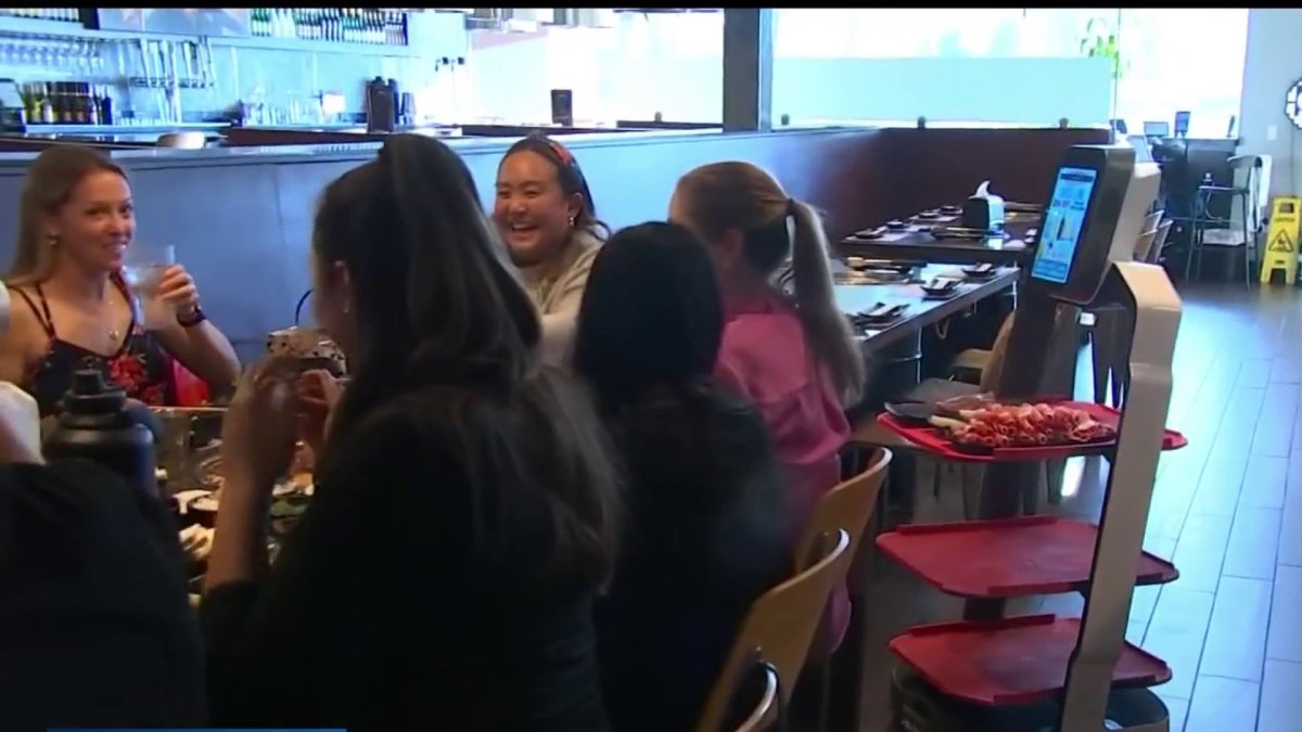 Restaurante en el sur de California con robots meseros – Telemundo ...