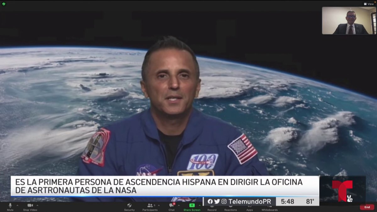 “Es un gran honor”, dice el boricua Joe Acabá tras ser nombrado jefe de astronautas – Telemundo ...