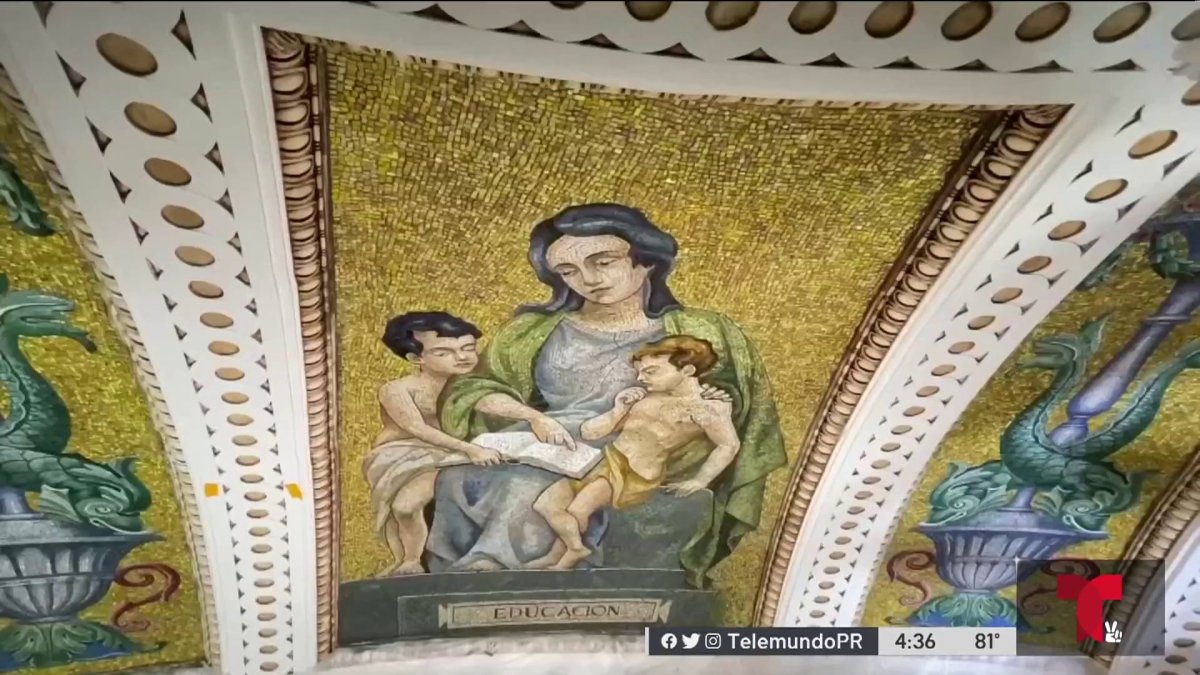 Restauran vitrales e impresionantes mosaicos en el Capitolio ...