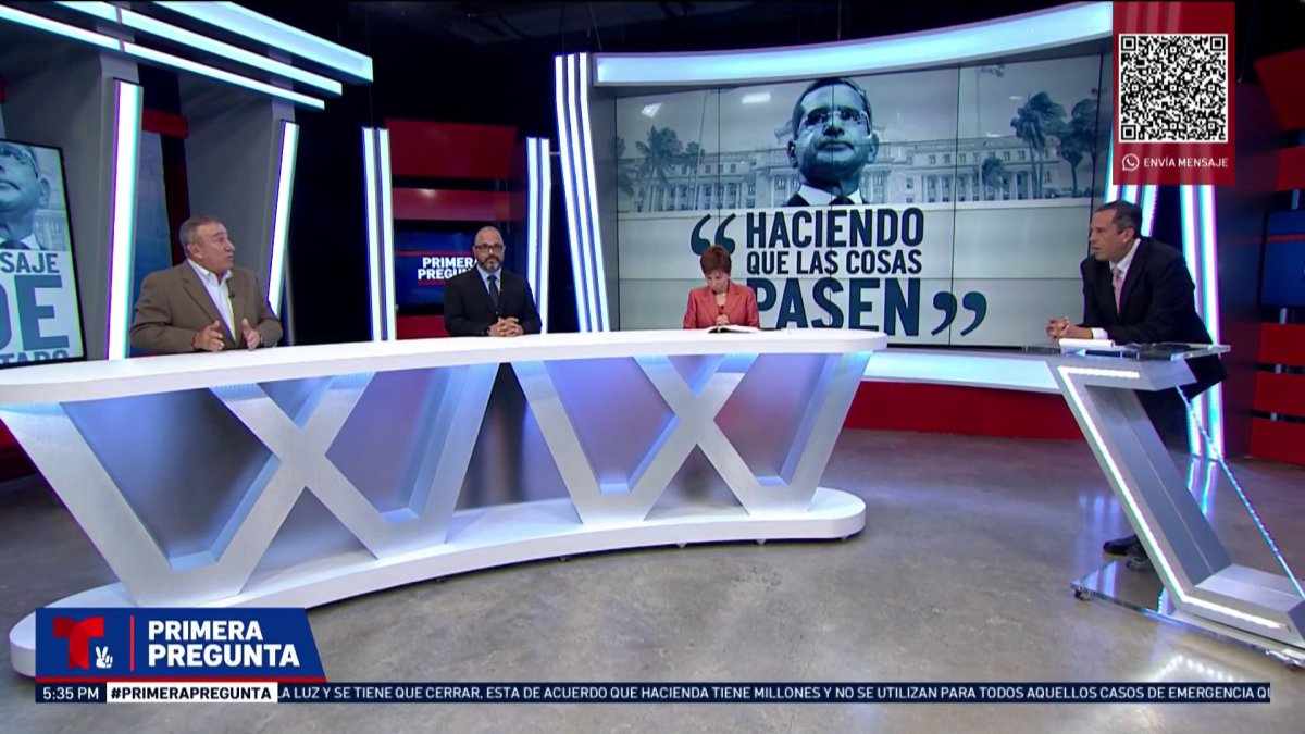 Primera Pregunta: Manuel Cidre, Manuel Laboy y Heidie Calero ...