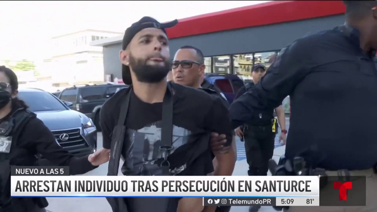 Arrestan A Sujeto Tras Persecución En Santurce Telemundo Puerto Rico