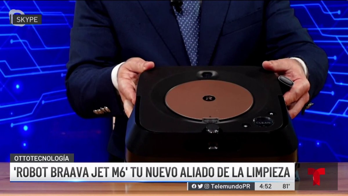 Aspiradora “Robot Brava Jet M6” y sus múltiples funciones – Telemundo ...