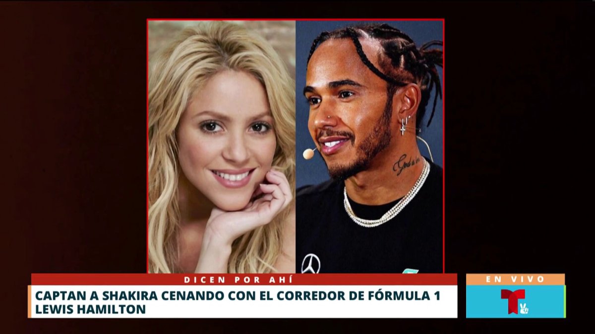 Captan a Shakira cenando con el corredor de F1 Lewis Hamilton ... Captan a Shakira cenando con el corredor de F1 Lewis Hamilton ...