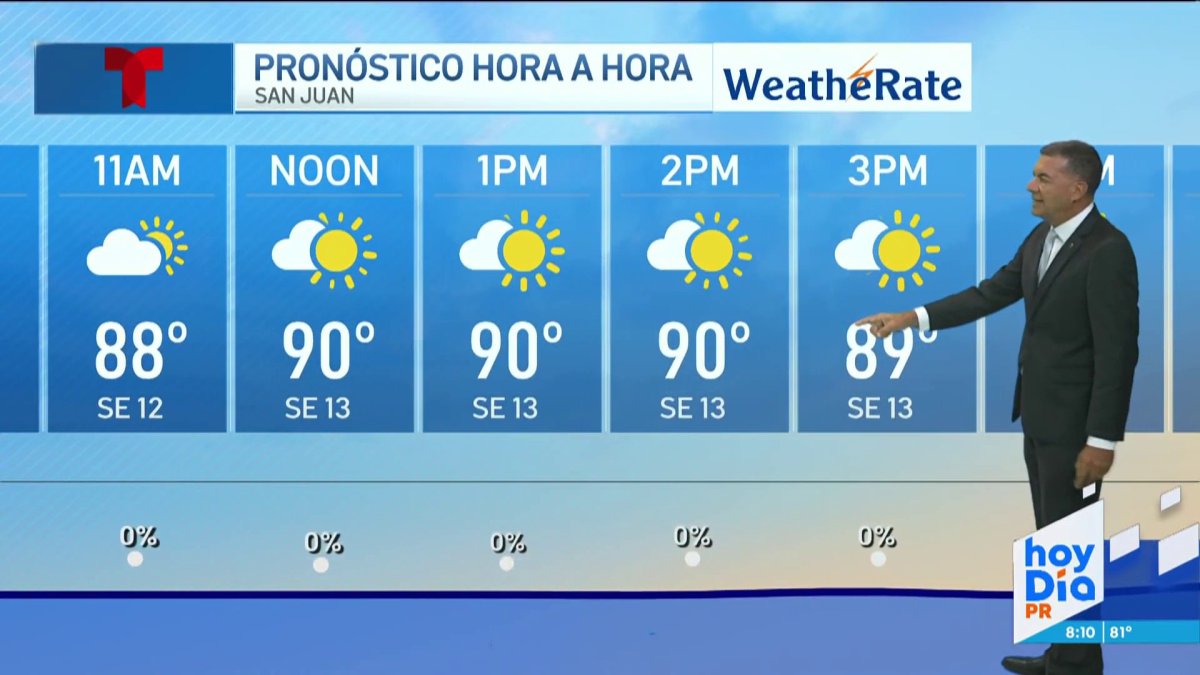 Pronóstico del tiempo en Puerto Rico – Telemundo Puerto Rico Pronóstico del tiempo en Puerto Rico – Telemundo Puerto Rico