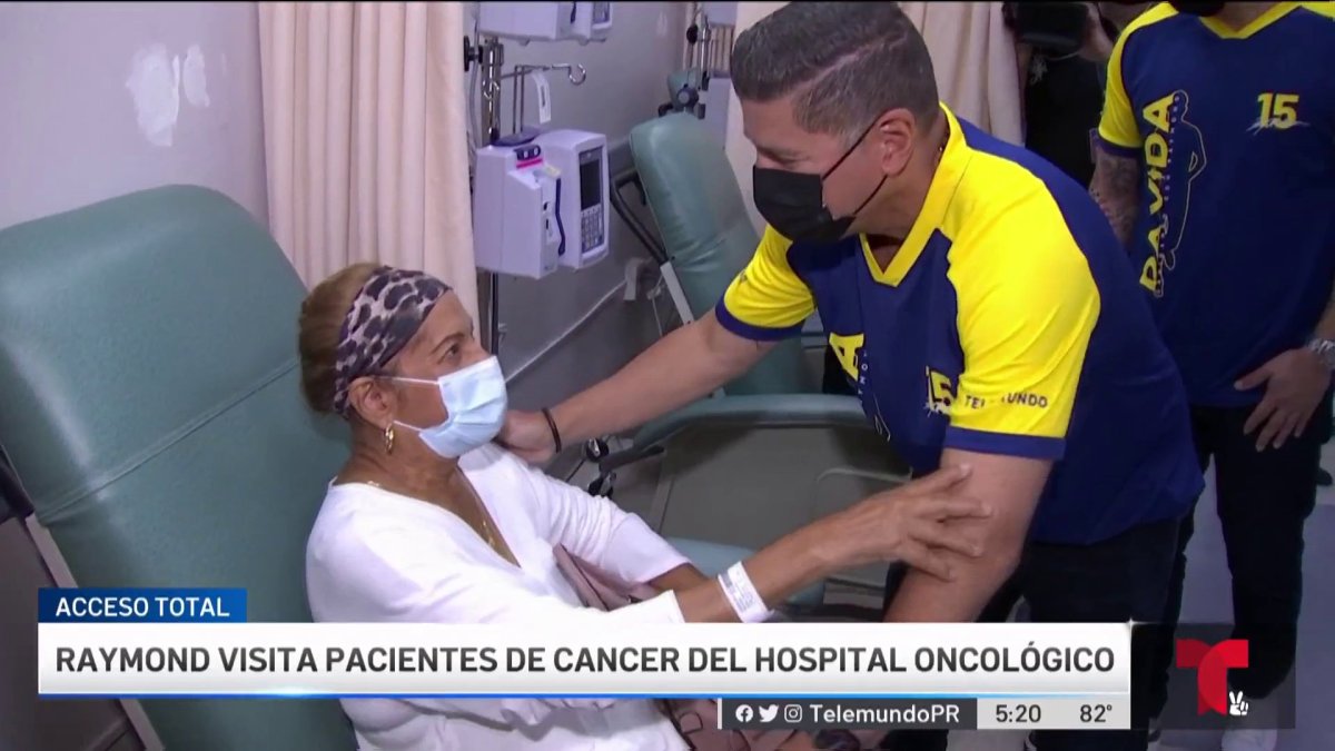 Raymond visita a los pacientes del Hospital Oncológico – Telemundo ...
