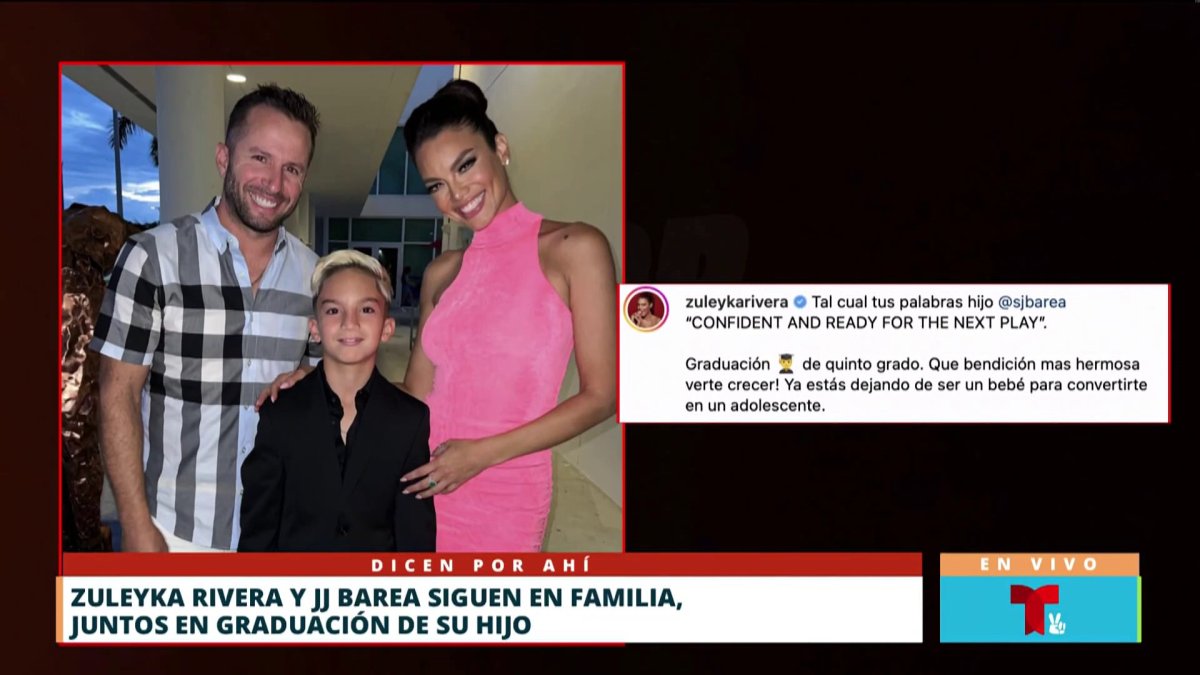 JJ Barea y Zuleyka Rivera celebran los logros de su hijo Sebastián ...