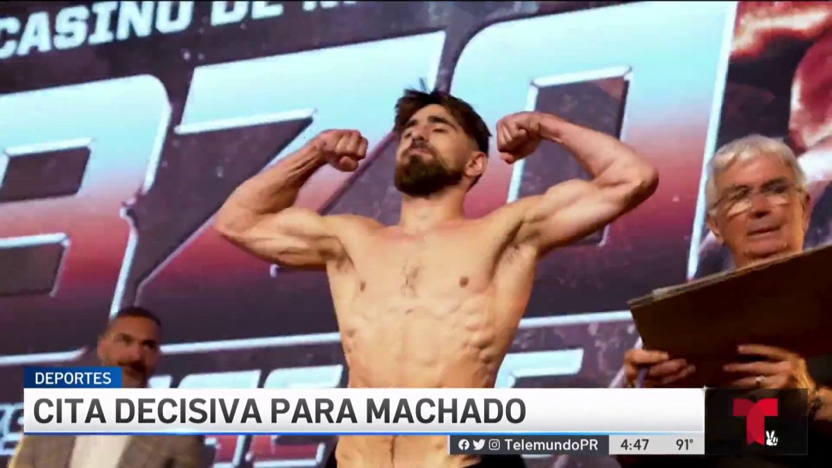 Cita decisiva para Alberto “Explosivo” Machado en el campeonato de la ...