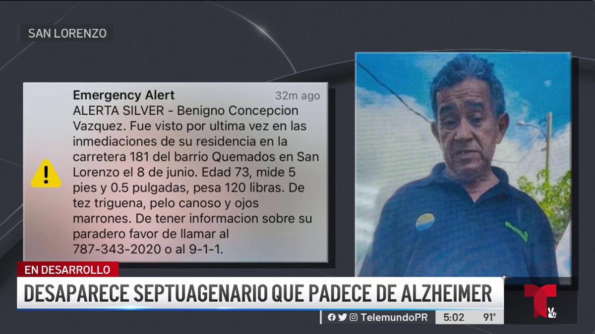 Activan alerta silver por desaparición de hombre en San Lorenzo ...