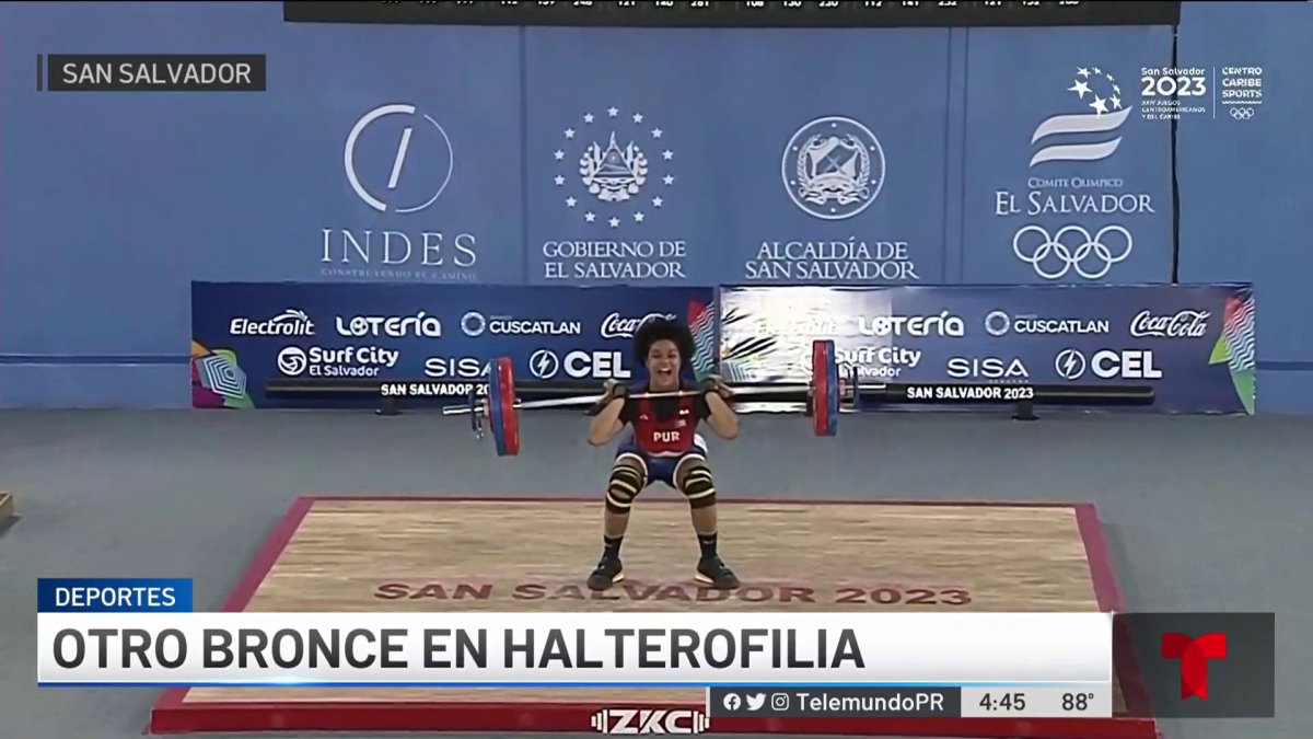 Otro bronce en halterofilia – Telemundo Puerto Rico