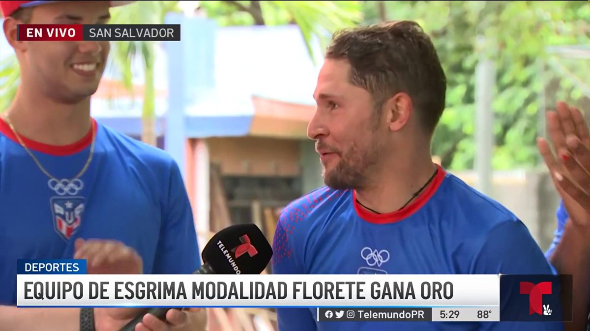 Equipo de esgrima masculino gana oro en San Salvador 2023 – Telemundo ...