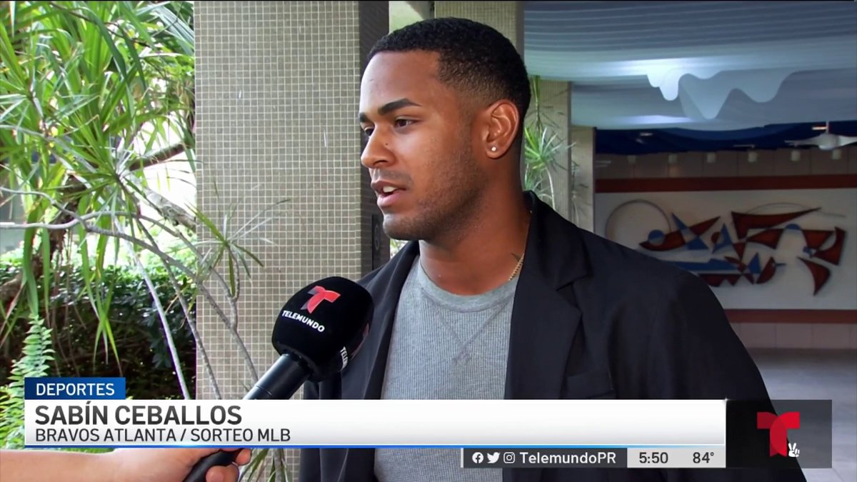 Sabín Ceballos elegido en sorte de los Braves de Atlanta – Telemundo Puerto Rico