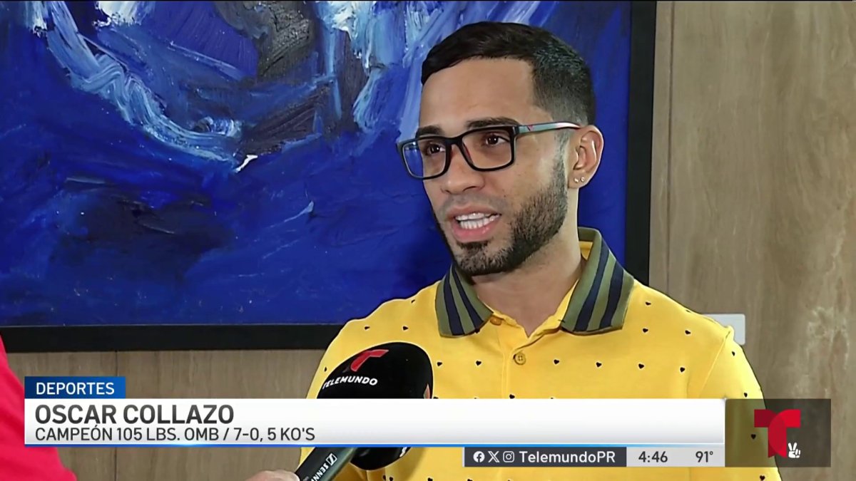 Oscar Collazo se estrena como campeón mundial en el Coliseo Roberto ...