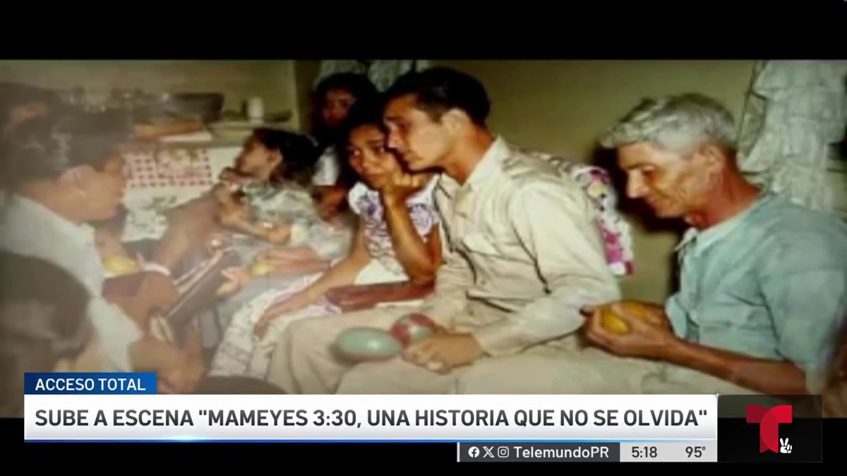 Sube a escena "Mameyes 3:30, una historia que no se olvida" – Telemundo ...
