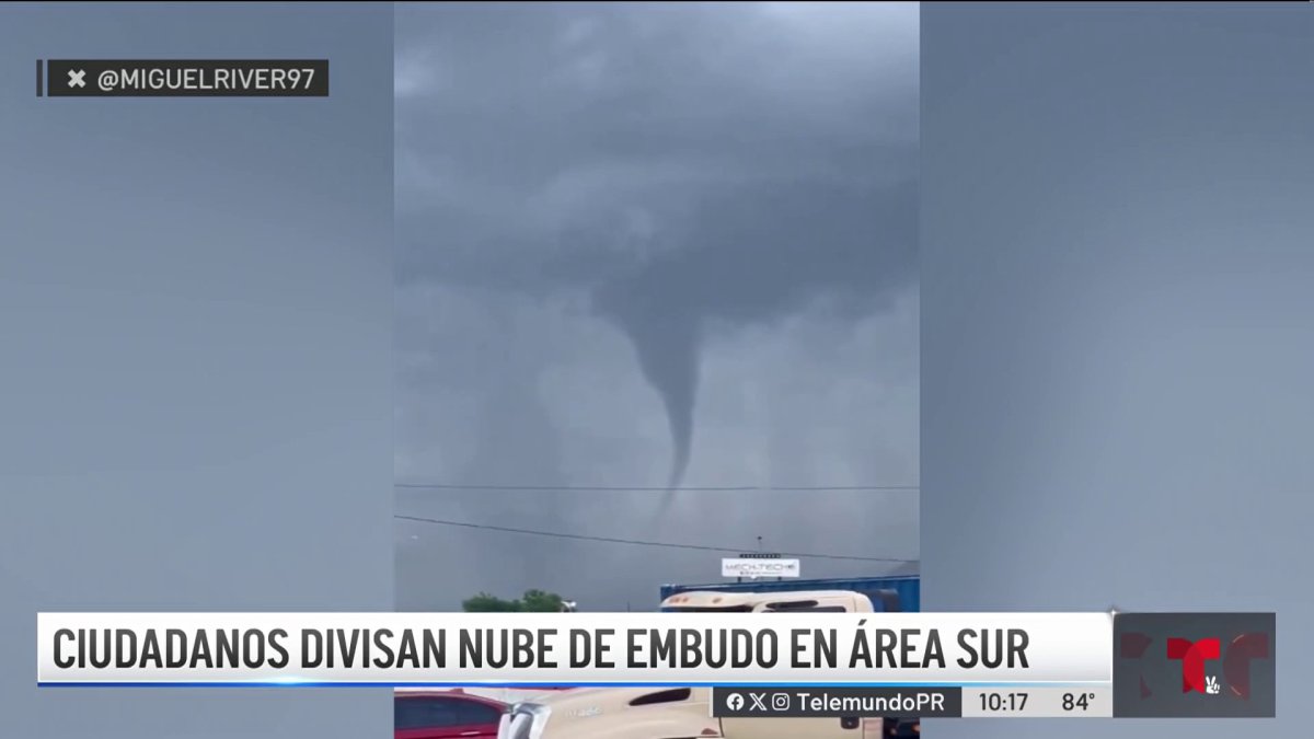 Divsan nube embudo en Salinas – Telemundo Puerto Rico