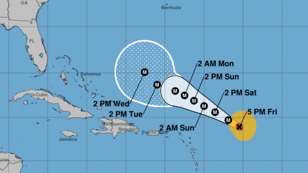 Huracán Lee: su trayectoria hacia Puerto Rico – Telemundo Puerto Rico