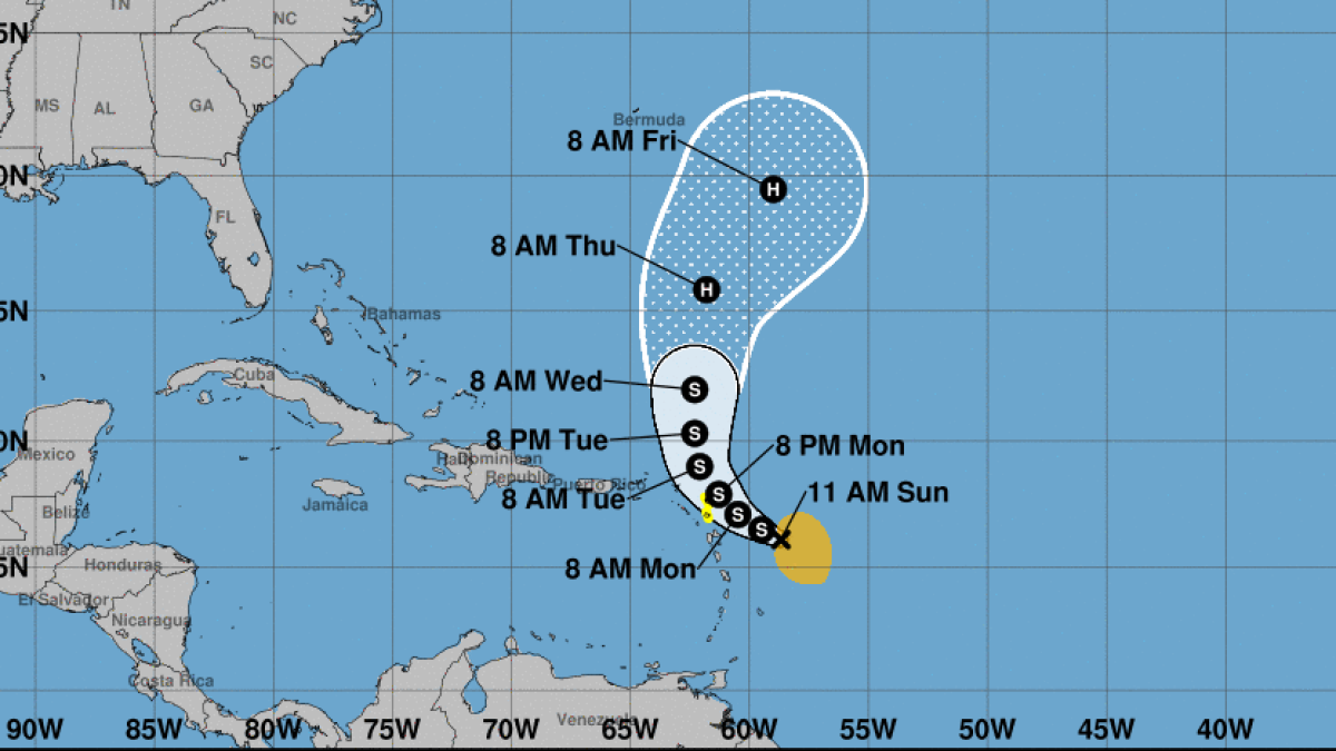 Tormenta tropical Philippe: esta es su trayectoria – Telemundo Puerto Rico
